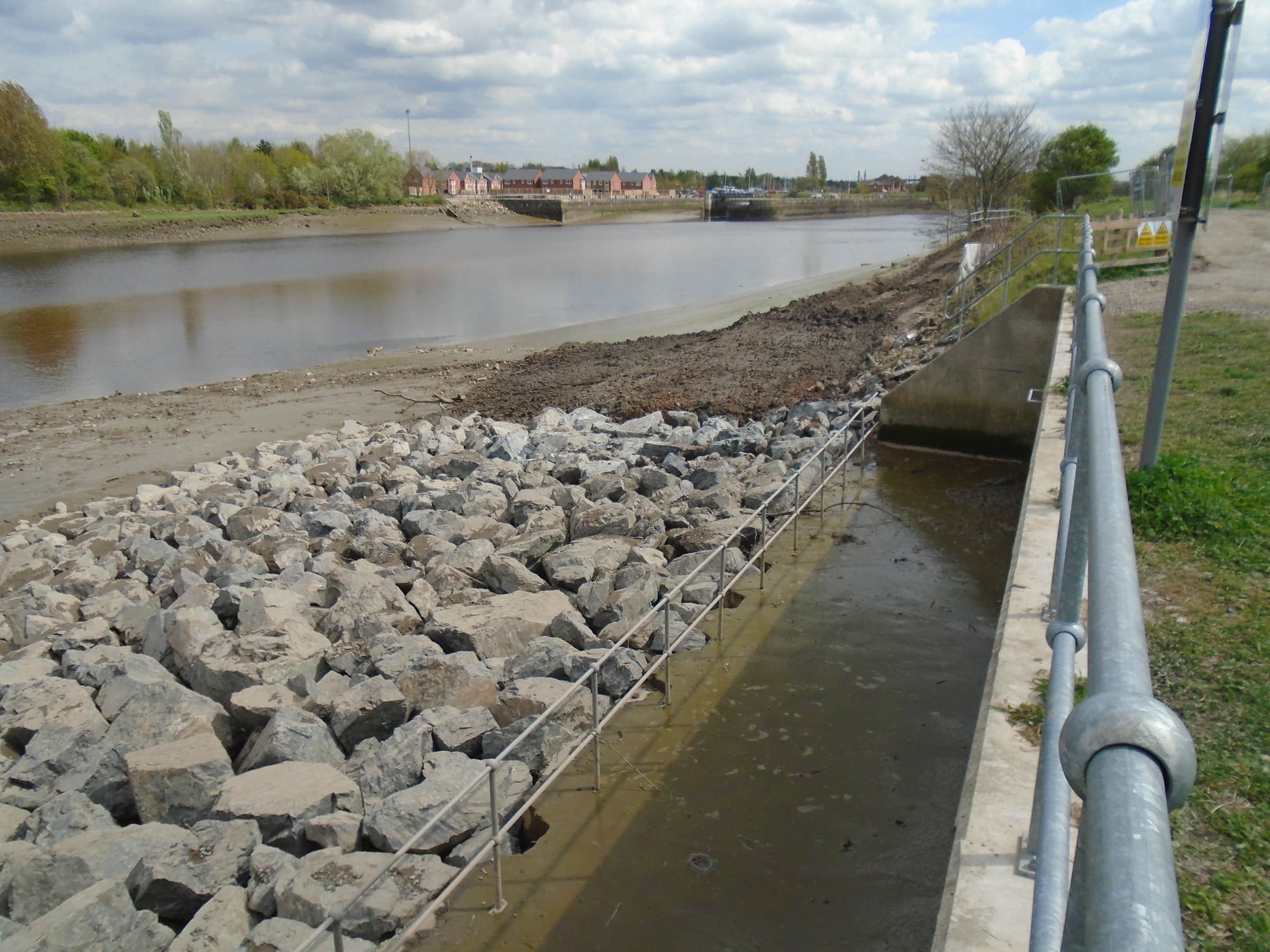 AMP6 Preston Outfall - Scour Protection Revetment Works